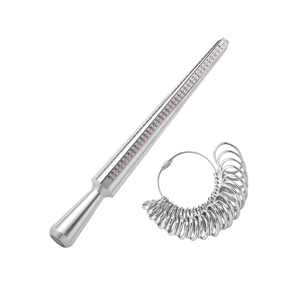 1-15 Ring Sizer Measuring Tool Ring Measuring Wand Tool Gauge Kit ...