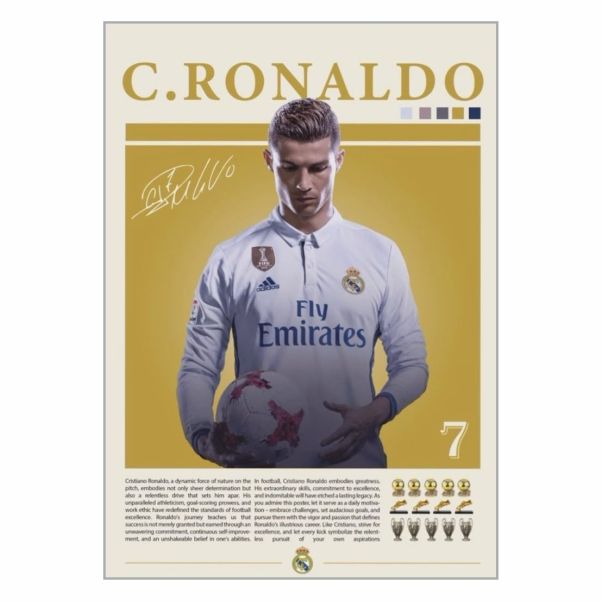 C. Ronaldo Accolades Poster - A1 | Shop Today. Get it Tomorrow ...