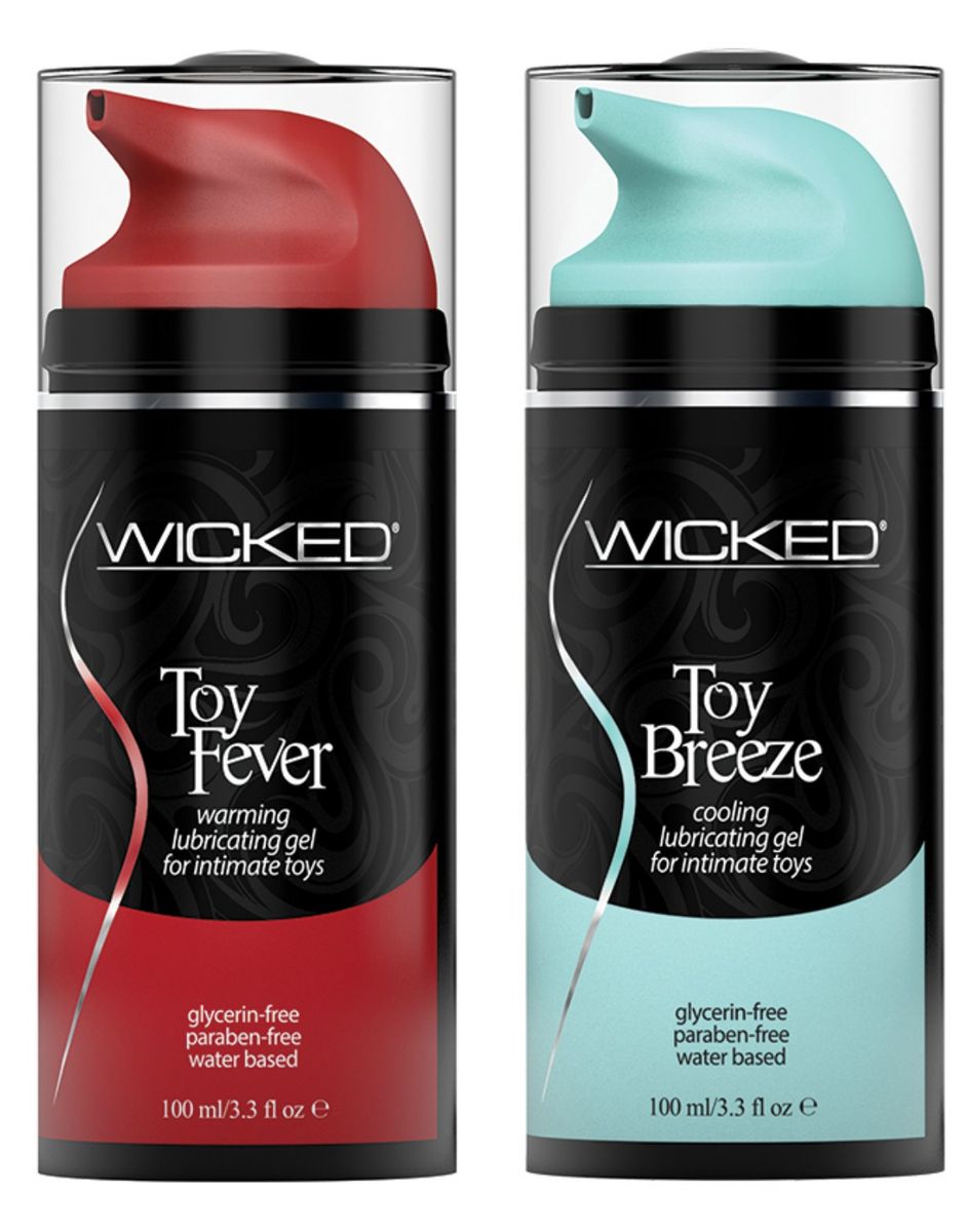 Wicked Sensual Adult Intimate Toy Breeze and Fever Lube Lubricant Gel ...