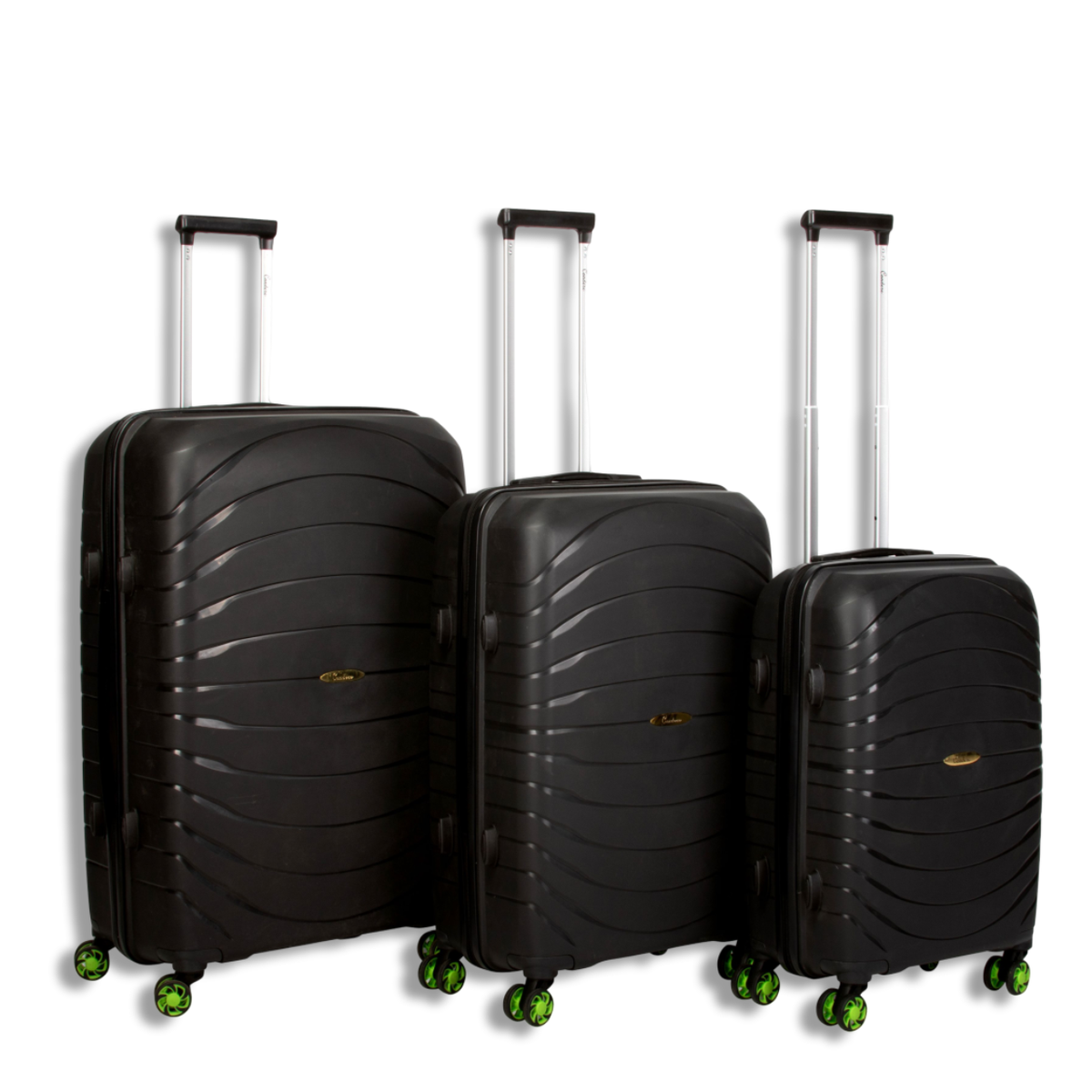 Travel Luggage Hard Outer Shell Set of 3 Lightweight -22 & 26 & 30 inch ...
