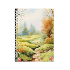 Pathway A5 Notebook Spiral Lined Easter Graphic Design Notepad Present ...