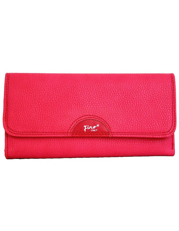Fino 993-765 Faux Fine Pebbled Leather Long card holder Purse for Phone ...