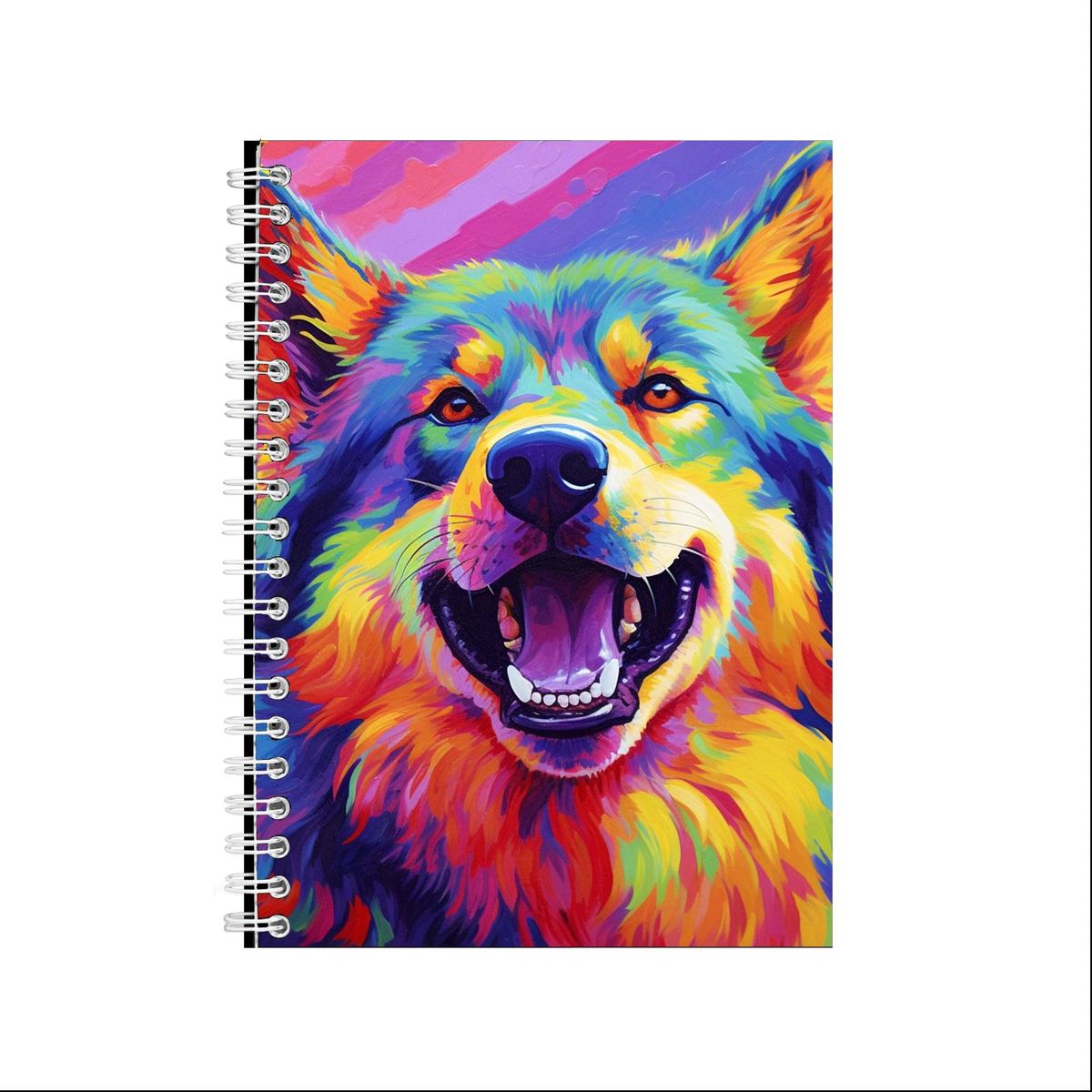 Happy Wolf 1 A5 Spiral Notebook Pad | Shop Today. Get it Tomorrow ...