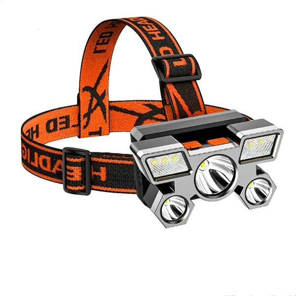 Rechargeable 4 Sided 9 LED Headlamp | Shop Today. Get it Tomorrow ...