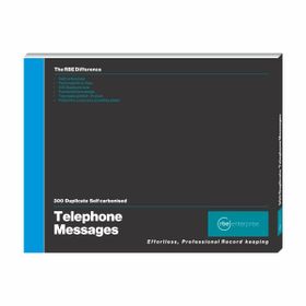RBE Telephone Message Book 6 to View | Shop Today. Get it Tomorrow ...