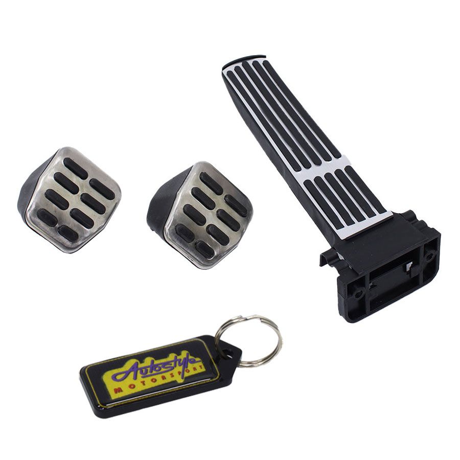 NR Gti Style Pedals Suitable to fit Golf 1 & Golf 5 & Gel Key Holder ...