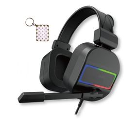 USB Wired Desktop Computer Gaming Headset 3.5mm With Keyholder | Shop ...