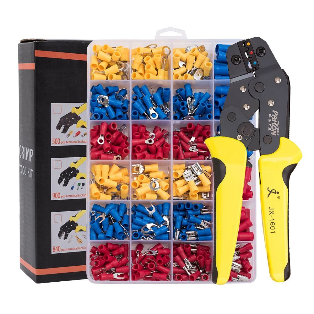 Crimping Set with Ratchet Plier, 500 Connectors Kit | Shop Today. Get ...