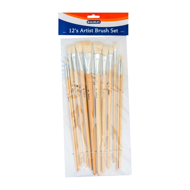 Marlin - Size 1 To 12 Artist Brush Set (Pack Of 12) | Shop Today. Get ...