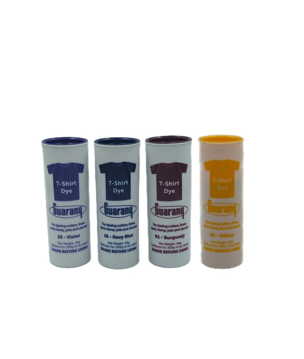 Guarany T- Shirt Dye- Set of 4 Colors | Shop Today. Get it Tomorrow ...