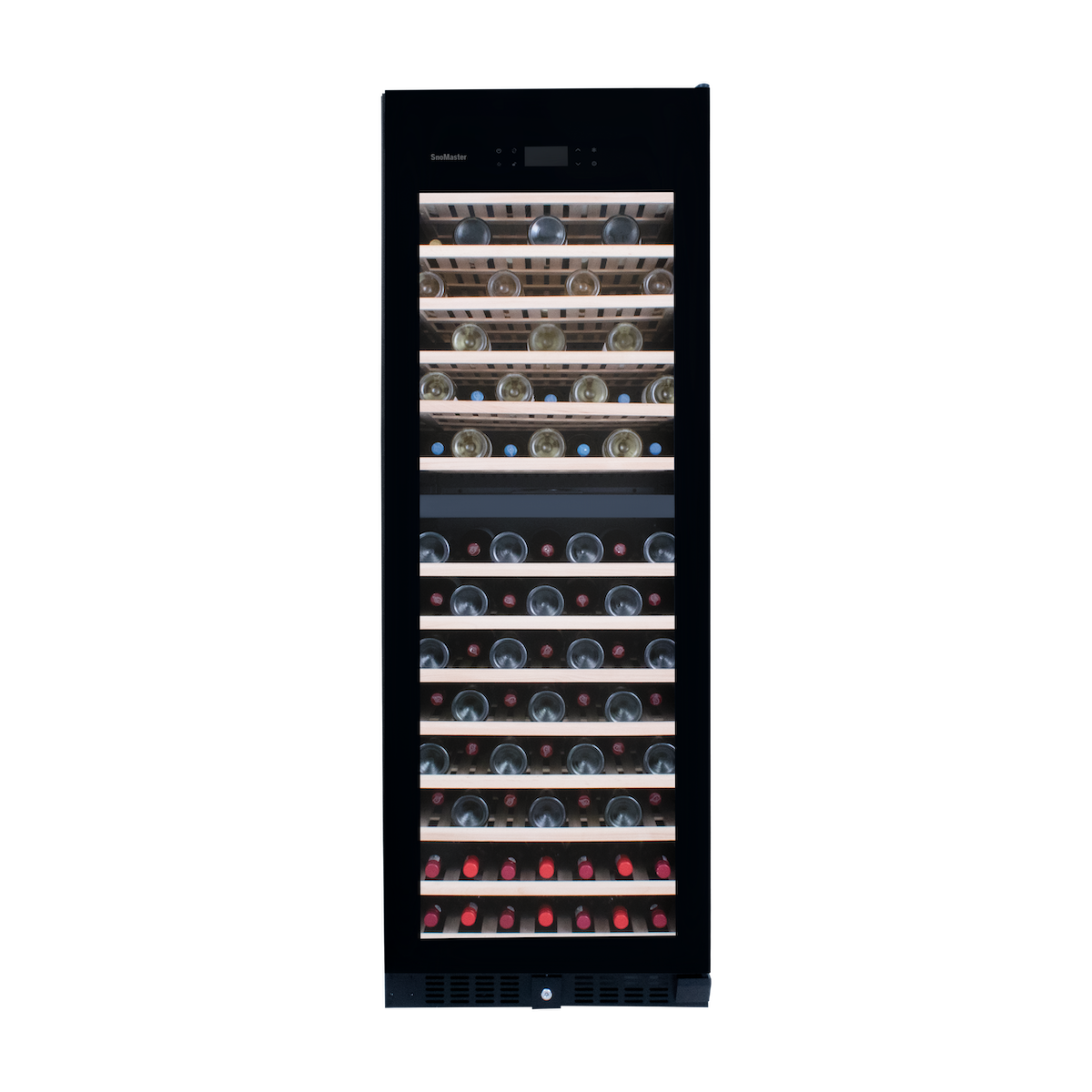 SnoMaster - 158 Bottle Pro Series Dual Zone Wine Cooler (SMWC-158PRO(H ...