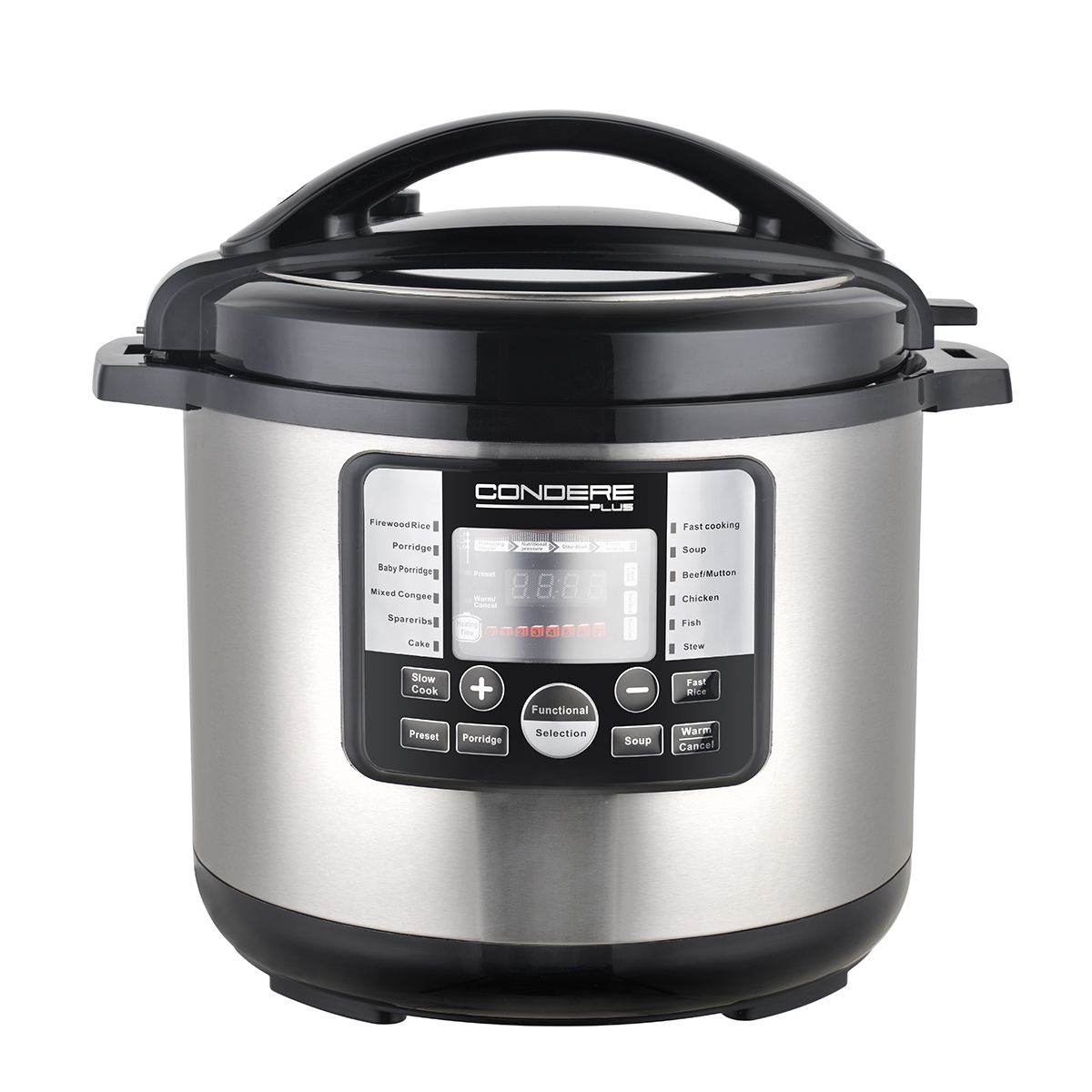 CONDERE PLUS 4L Electric Pressure Cooker, Smart Rice Cooker, Slow ...