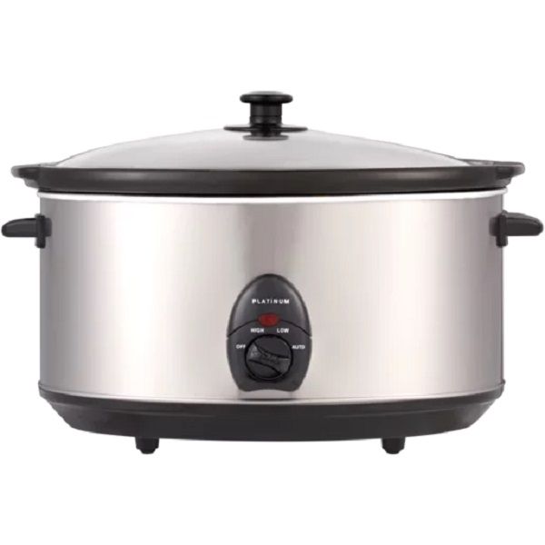 Platinum Silver Slow Cooker 6.5L | Shop Today. Get it Tomorrow ...
