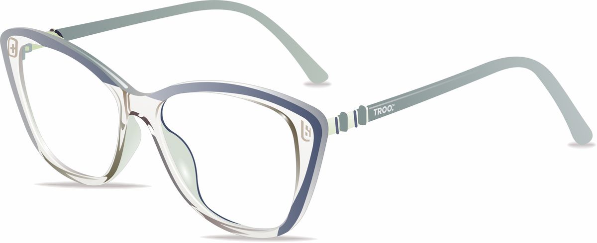 TROO Blue Light Blocking Ballerine Collection Cateye Fashion Glasses ...