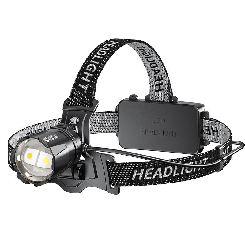 Smiling Shark 8400 Lumens LED Headlamp Torch Rechargeable With Sensor ...