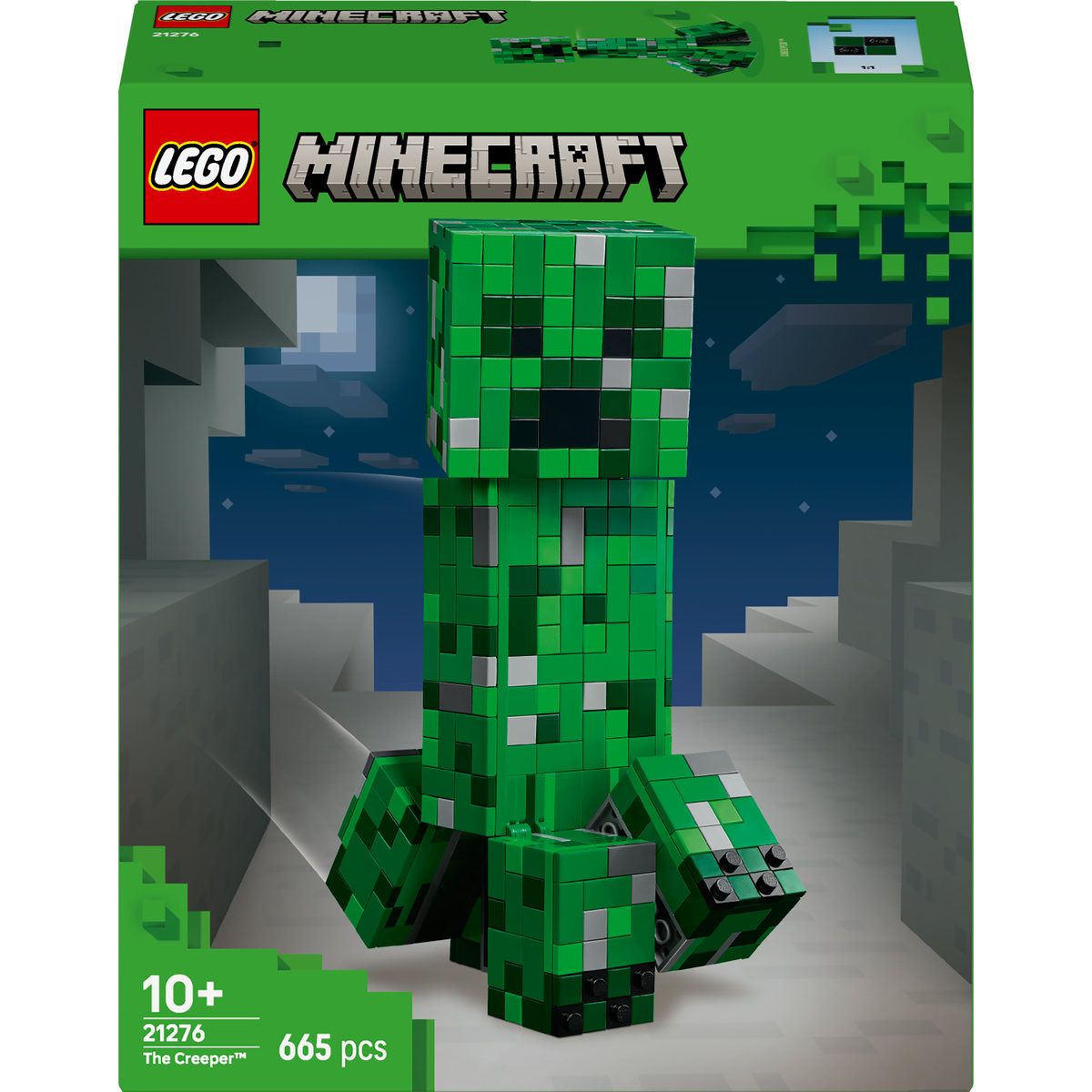 LEGO® Minecraft® The Creeper™ Gamer Decor and Action Figure Building ...