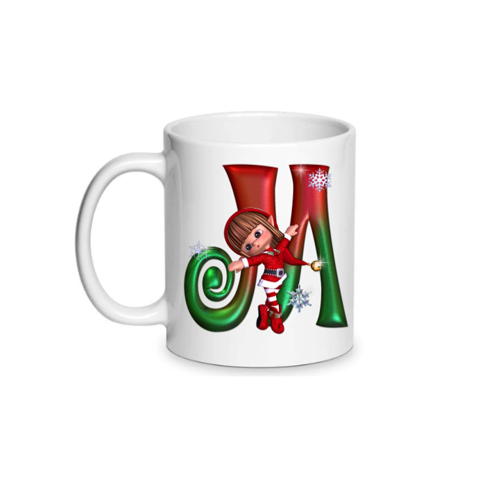 Christmas Elf Monogram Coffee Mug | Shop Today. Get it Tomorrow ...