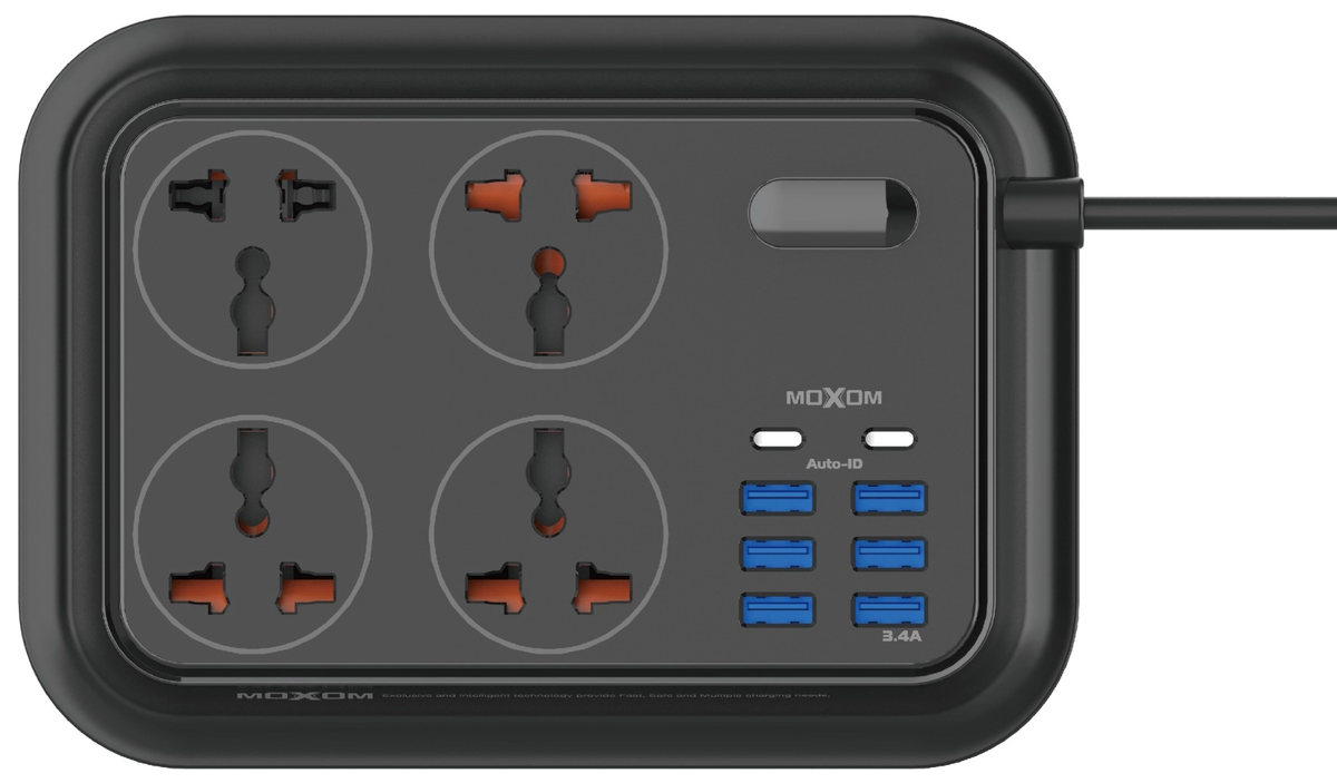 2m 12 Port Power Socket With 8 USB Ports - MX-ST07 | Shop Today. Get it ...