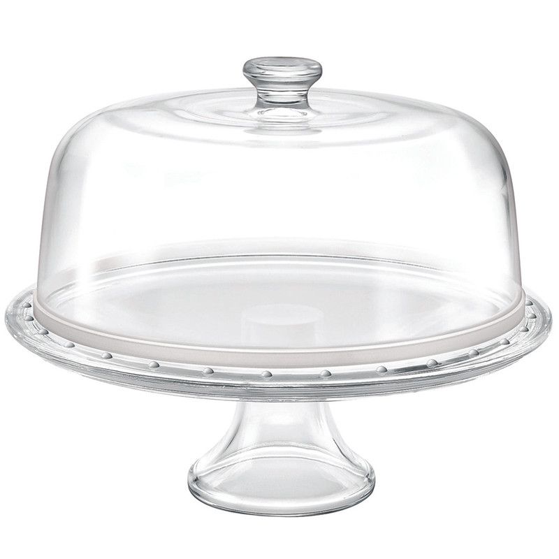 Borgonovo Footed Cake Plate With Dome | Shop Today. Get it Tomorrow ...