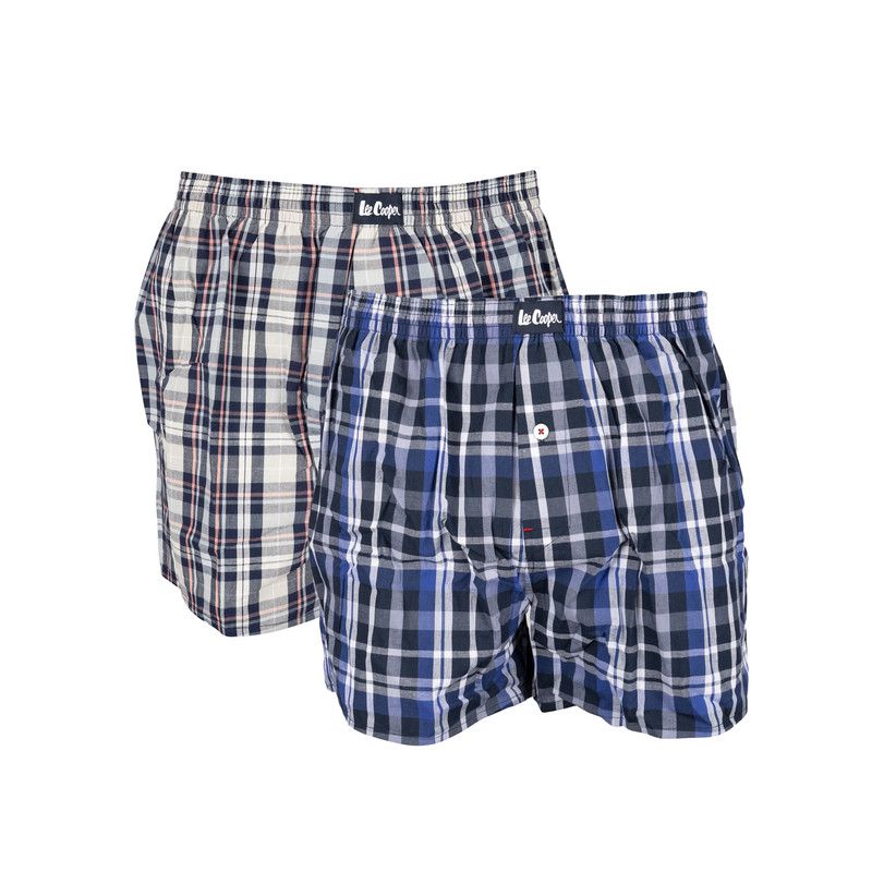 Men's Check Boxer Shorts Set: Navy Option 4 | Shop Today. Get it ...