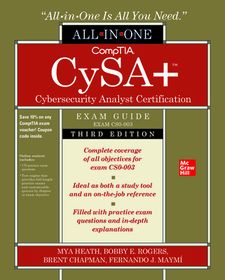 Comptia Cysa+ Cybersecurity Analyst Certification All-In-One Exam Guide ...