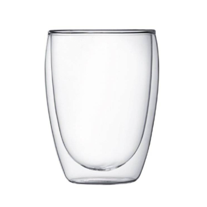 350ml Double Wall Glass Cup- TK-DCP350 - Click Now