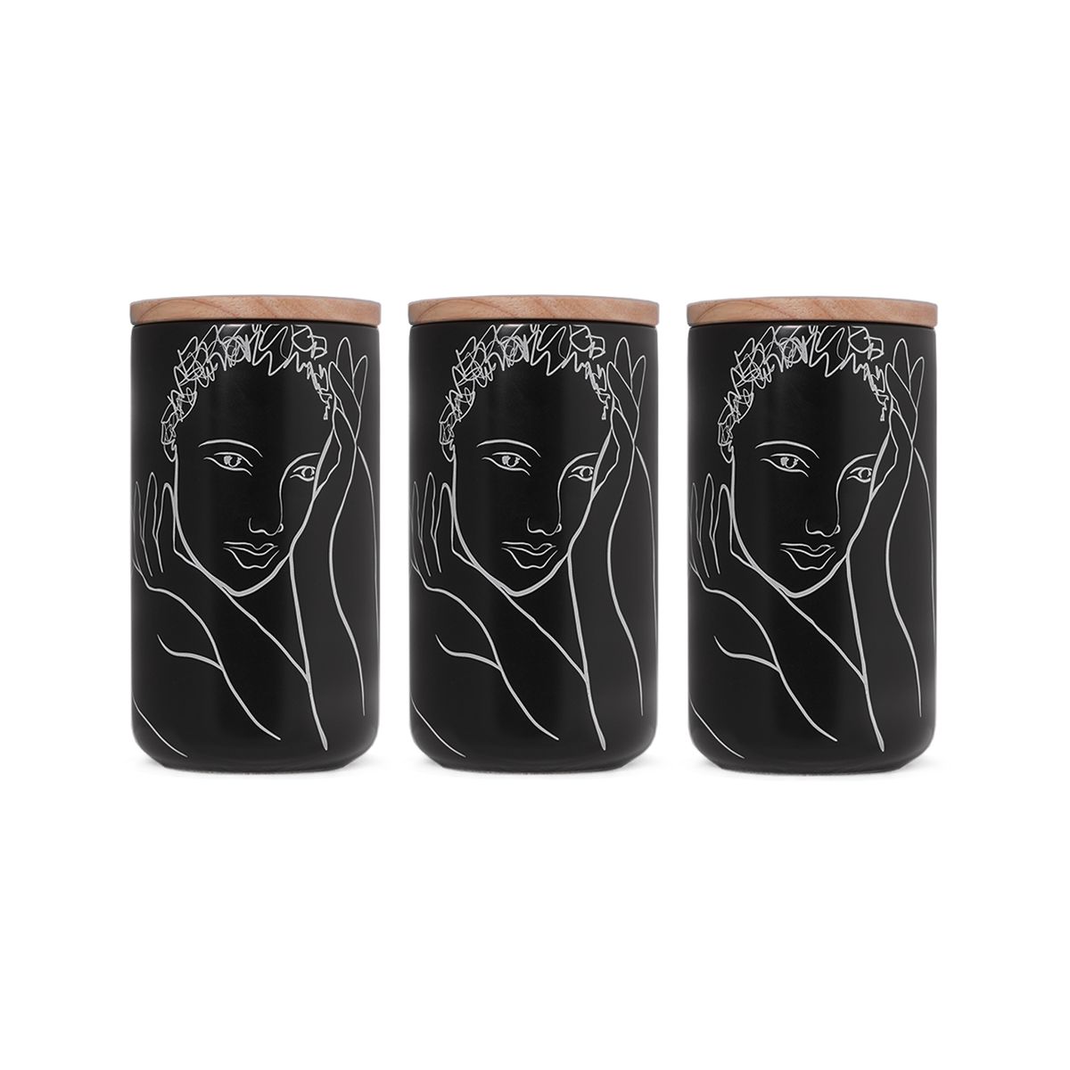 Carrol Boyes Large Canisters - Full of Grace - Set of 3 | Shop Today ...