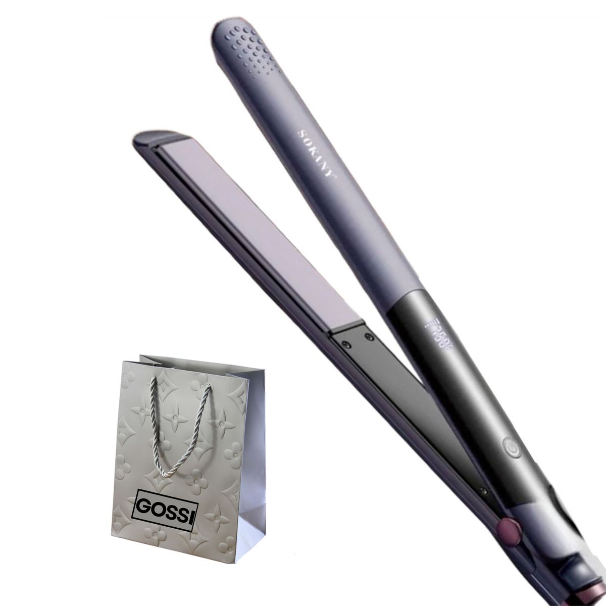 Sokany - Advanced Copper Technology Hair Straightener & GOSSI Bag ...