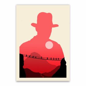 Arthur Morgan Silhouette Poster - A1 | Shop Today. Get it Tomorrow ...
