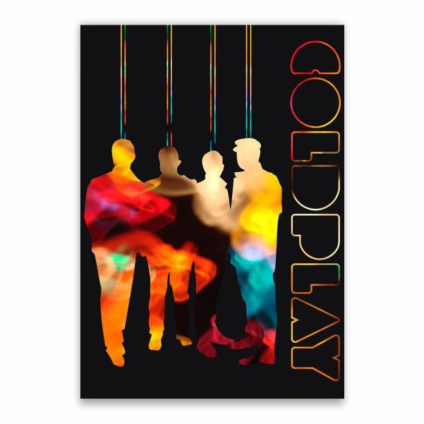 Coldplay Silhouette Poster - A1 | Shop Today. Get it Tomorrow ...