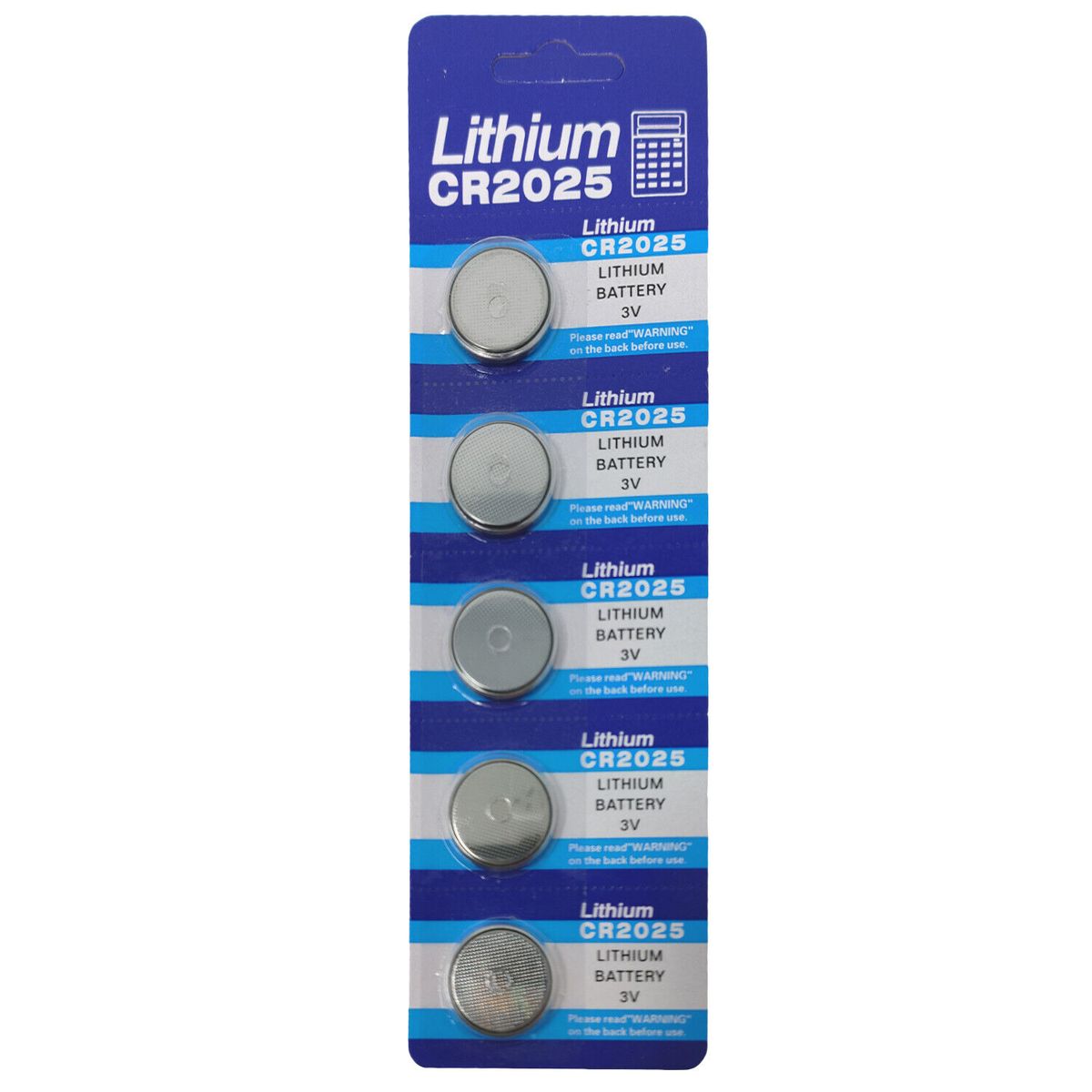 CR2025 3V Lithium Type Cell Watch Battery -10 Packs of 5 | Shop Today ...