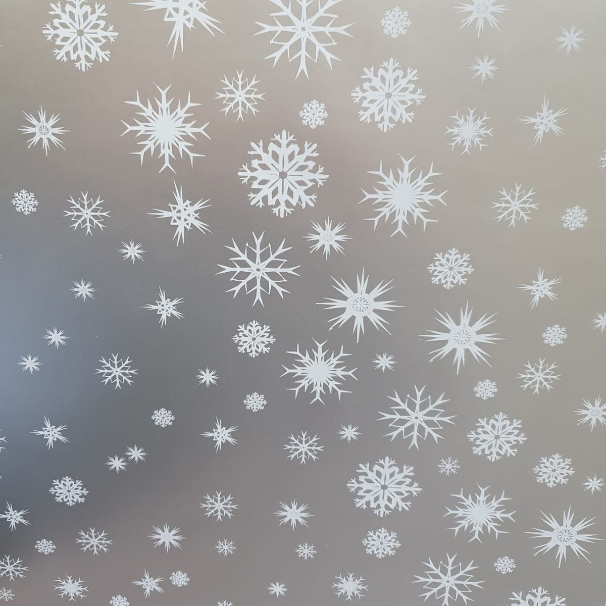 Silver Wrapping Paper & White Snowflakes - 10 m | Shop Today. Get it ...