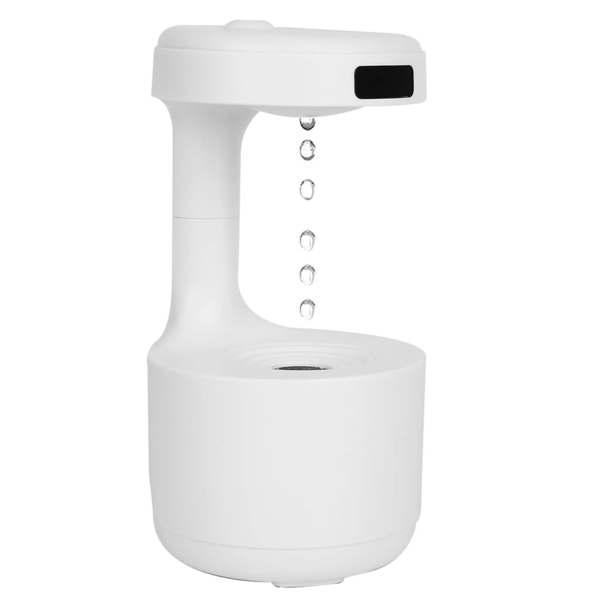 Anti Gravity Water Drop Humidifier with Clock Cool Mist Desktop ...