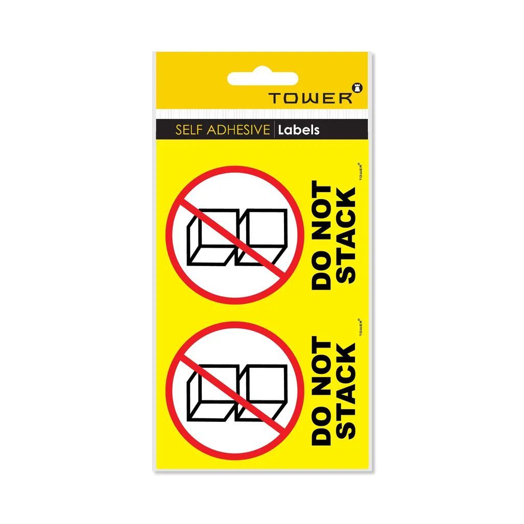 Tower Labels Do Not Stack (Pack 30) | Shop Today. Get it Tomorrow ...