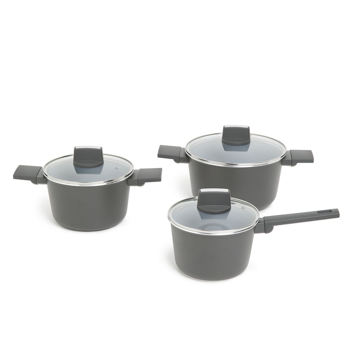 George & Mason - 3 Piece Non-Stick Casserole Set | Shop Today. Get it ...