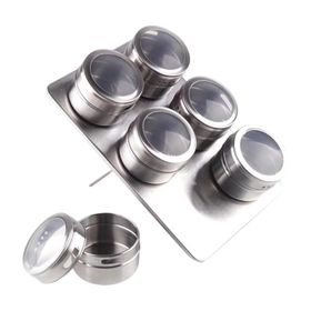 Rectangular Magnetic Spice Storage - 6 Spice Jars | Shop Today. Get it ...