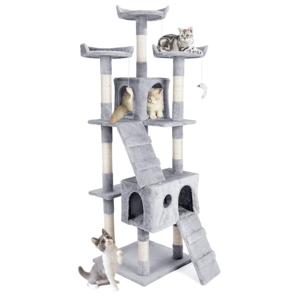 Multi-Level Cat Tree Tower -170cm | Shop Today. Get it Tomorrow ...