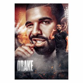 Drake Champagne Papi - A1 Poster | Shop Today. Get it Tomorrow ...