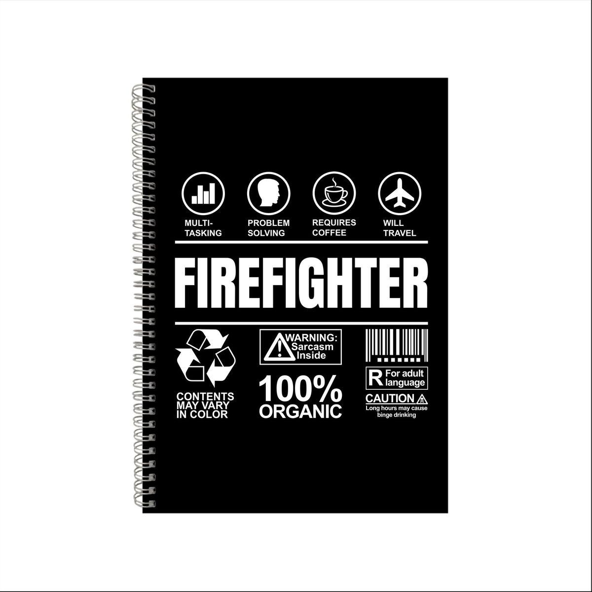 Firefighter Notebook -Fireman Gift Idea A4 Notepad 15 | Shop Today. Get ...