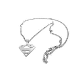 Stainless Steel Super Hero Pendant and Chain - Superman | Shop Today ...