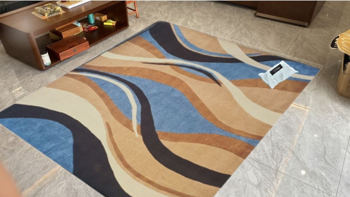 Exclusive Modern 3D Design 113 Rug & Complementary IYWA Tieback | Shop ...