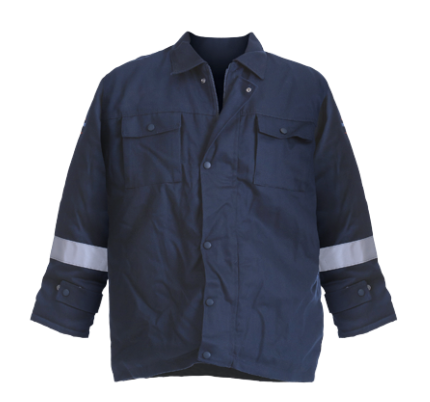 Dromex - D59 Navy Blue Flame & Acid Thermal Jacket | Shop Today. Get it ...