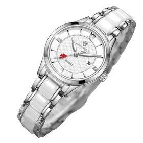 Ceramic Watches for Women,Fashion Ladies Watch,Diamond-set Quartz Watch ...