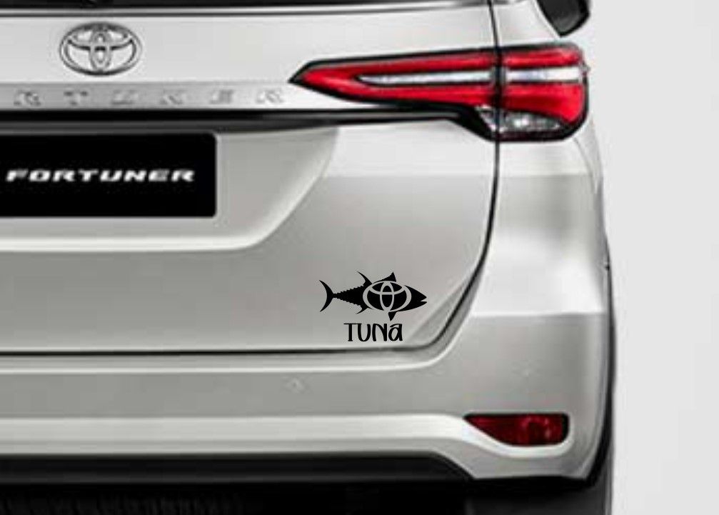 Toyota Fortuner Tuna Funny Sticker/Decal | Shop Today. Get it Tomorrow ...