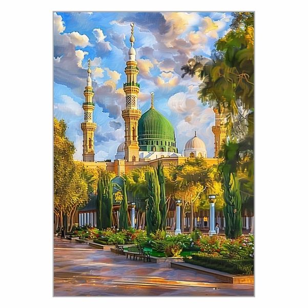 Al-Masjid Al-Nabawi Painting Poster - A1 | Shop Today. Get it Tomorrow ...