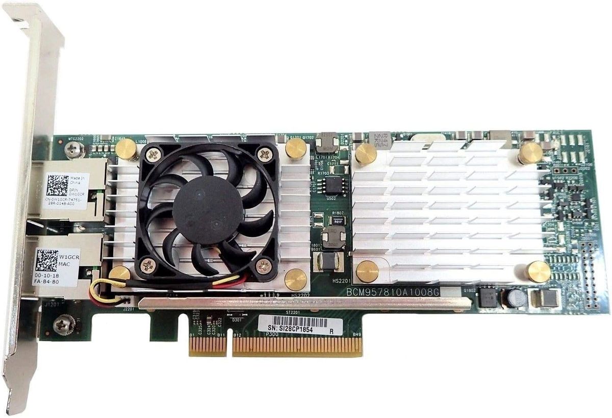 Dell Broadcom Bcm57810 Dual Port 10gbe Network Card 0W1GCR | Shop Today ...