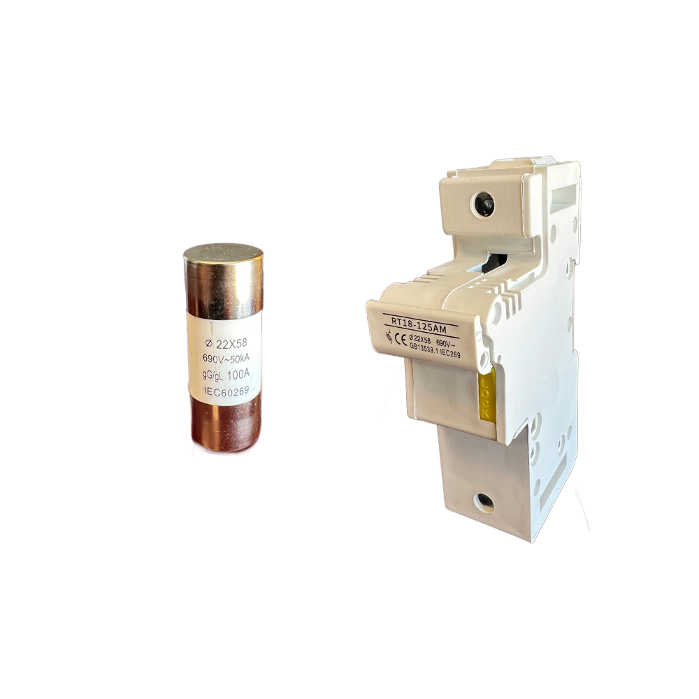 100A Fuse and Fuse Holder 22 x 58mm, 1P, 690V | Shop Today. Get it ...