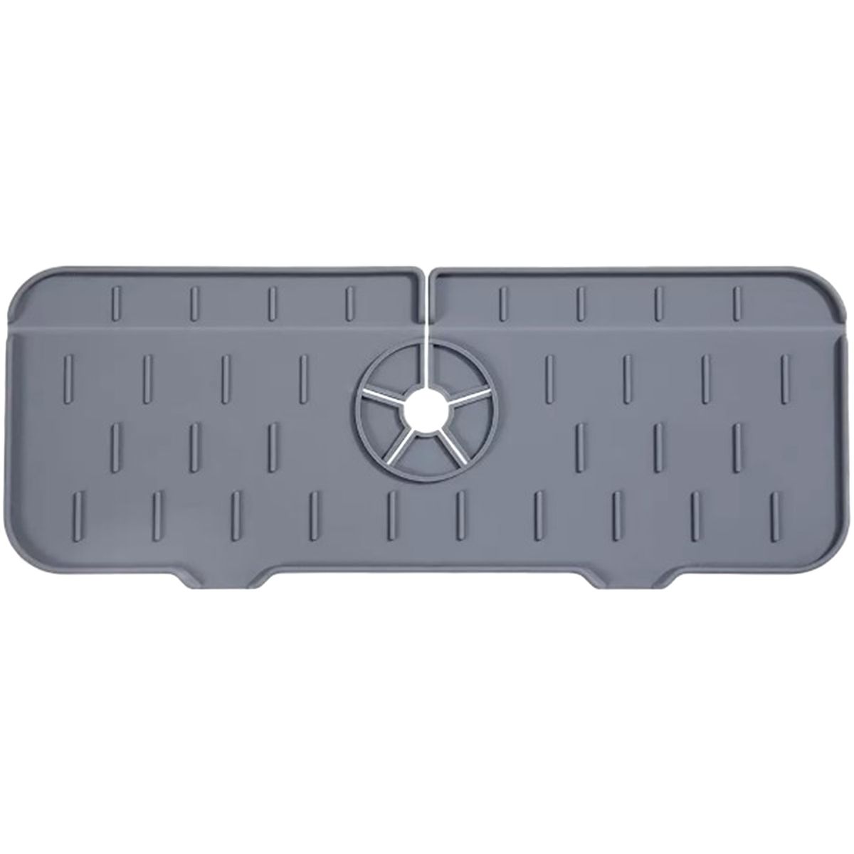 MyKitchen 13.5cm X 37cm X 1cm Silicone Sink Faucet Splash Guard Mat ...