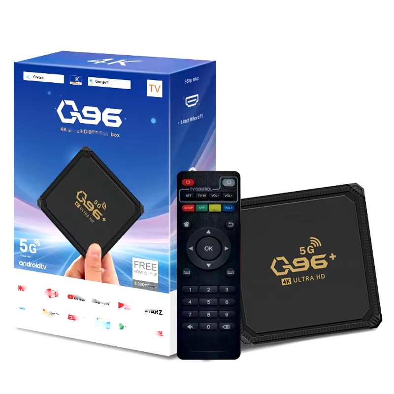 Q96 Ultra HD 5G IPTV set top BOX 4K Android TV BOX | Shop Today. Get it ...