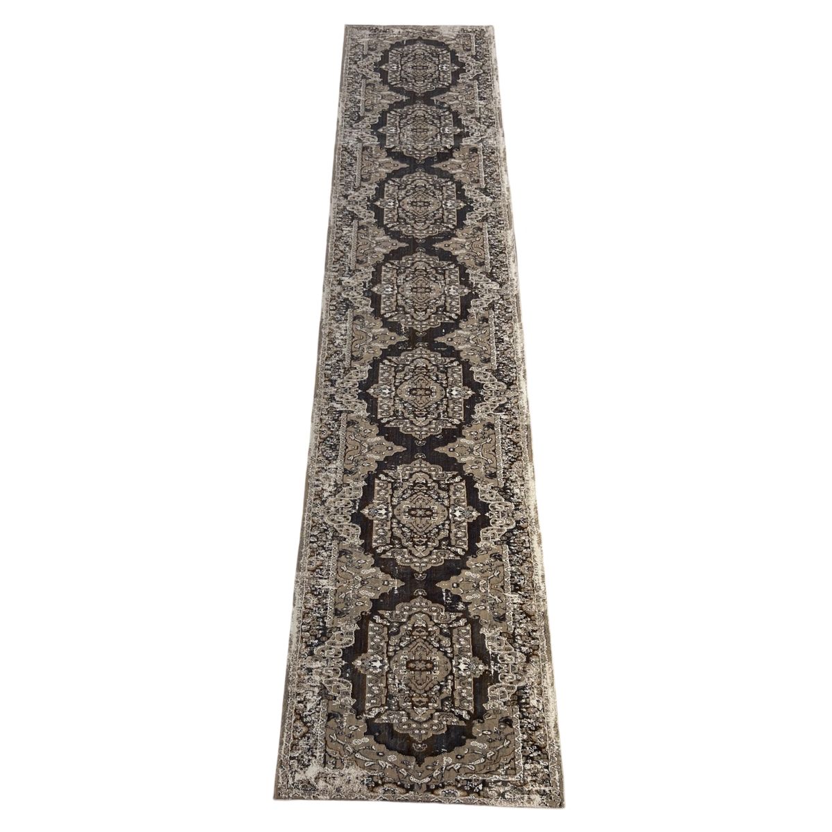 Persian Design Brown Beige Passage Runner - 400 x 80 cm | Shop Today ...